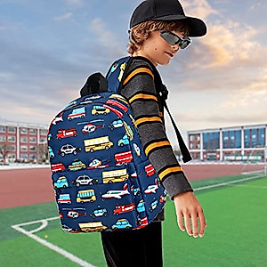 CAMTOP Backpack for Kids Boys Preschool Backpack with Lunch Box Toddler Kindergarten School Bookbag Set (Y0065-2 Navy Blue)