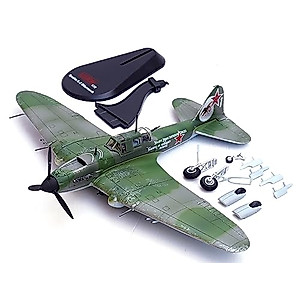 Ilyushin IL-2M3 Sturmovik Aircraft Green Camouflage Double Hero of The Soviet Union Ivan Pavlov Soviet Air Force 1/72 Diecast Model Airplane by Legion LEG-14629LA