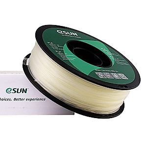 eSUN 1.75mm Clear PLA 3D Printer Filament 1KG Spool (2.2lbs), Glass PLA
