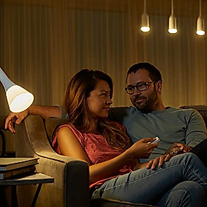 Philips Hue Smart Wireless Dimmer Switch V2 (Installation-Free, Exclusive for Philips Hue Lights) for Indoor Home Lighting, Living Room, Bedroom.