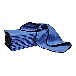 Detailer's Preference Cleaning and Drying Premium 390GSM Microfiber Towels, 16 by 24 Inches, 12 Pack