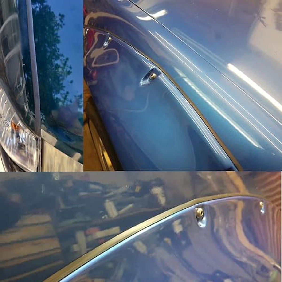 AUTOXBERT 4M/13Ft T-Shape Car Seal Strip Universal Rubber Weather Draft Seal Strip Car Windshield Edge Moulding Sealing Strip Soundproof Bumper Headlight Lip Gap for Fiat Jeep Nissan Honda