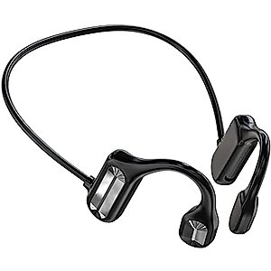 TEDATATA Portable Bone Conduction Headphones are not in-Ear Noise-Cancelling Headphones, Suitable for Sports Running Headphones, Ear Bone Induction, Lightweight