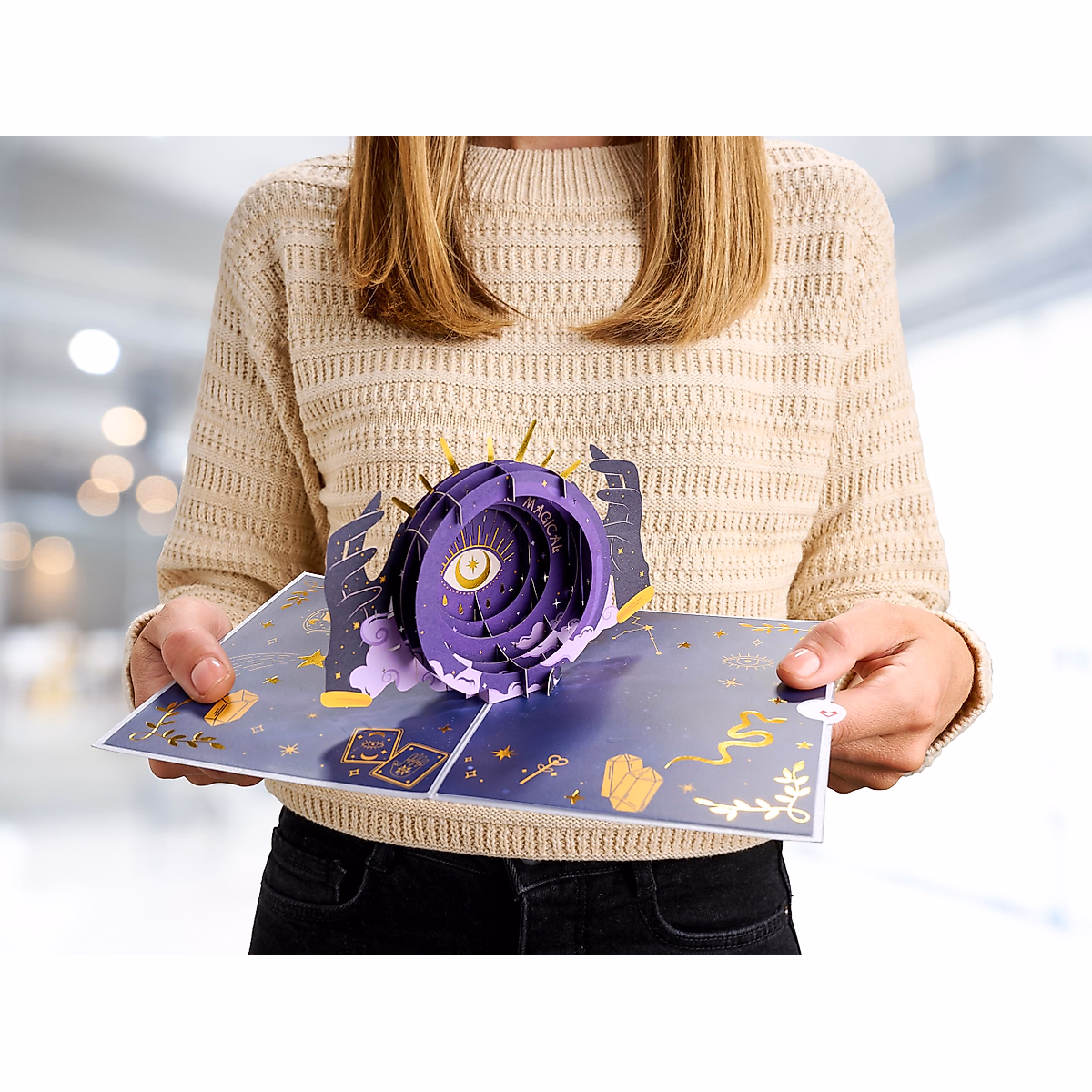 Lovepop Happy Birthday Pop-Up Card for Her, Him, Girls, Boys - 3D Greeting Cards - Magical - 5" x 7" - Blank Notecard & Envelope Included