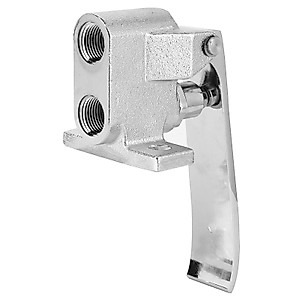 G1/2 Thread Brass Faucet Valve Knee Valve Faucet Control Pedal Valve Accessories for Bar Hotel Restaurant Canteen (Single Temperature Knee top Valve)