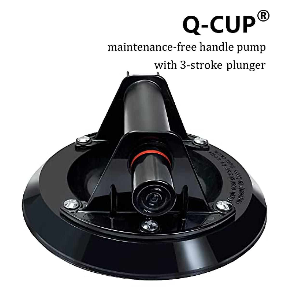 Q-CUP® 8" lifter Extra-fast Attachment easily, 100 kgs lifting capacity Tough ABS Handle