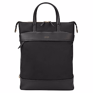 Targus Newport Convertible 2-in-1 Backpack to Tote Bag, Sleek Professional Business Purse Bag and Protective Sleeve fits 15-Inch Laptop, Black (TSB948BT)