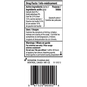 Sebcur T Coal Tar Shampoo for Relief of Itching Associated with Eczma Psoriasis 240ml