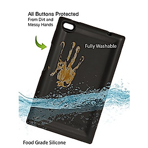 Bobj Rugged Case for Lenovo Tab 4 8 inch only TB-8504F or TB-8504X (NOT for TB-8304F or Plus Model TB-8704) - BobjGear Custom Fit - Patented Venting - BobjBounces Kid Friendly (Bold Black)