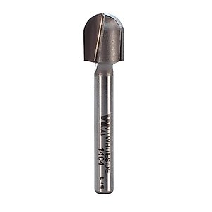 Whiteside Router Bits 1404 Round Nose Bit with 1/4-Inch Radius, 1/2-Inch Cutting Diameter and 5/8-Inch Cutting Length