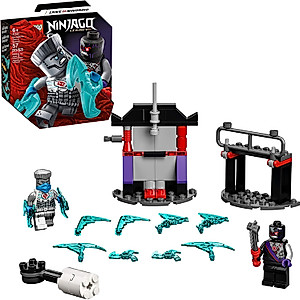 LEGO NINJAGO Epic Battle Set – Zane vs. Nindroid 71731 Building Kit; Ninja Toy Playset Featuring a Spinning Battle Toy, New 2021 (56 Pieces)
