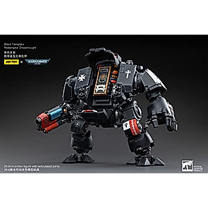 HiPlay JoyToy Warhammer 40K Black Templars Redemptor Dreadnought 1:18 Scale Collectible Action Figure