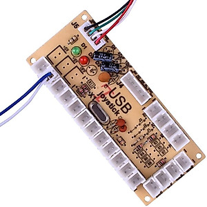 TAPDRA Zero Delay Arcade USB Encoder PC to Joystick for PC Mame Jamma Raspberry Pi & Other Pc Fighting Games