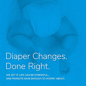 LinnieLou Disposable Diaper Sack Portable Essentials kit, (400 Pack), Blue