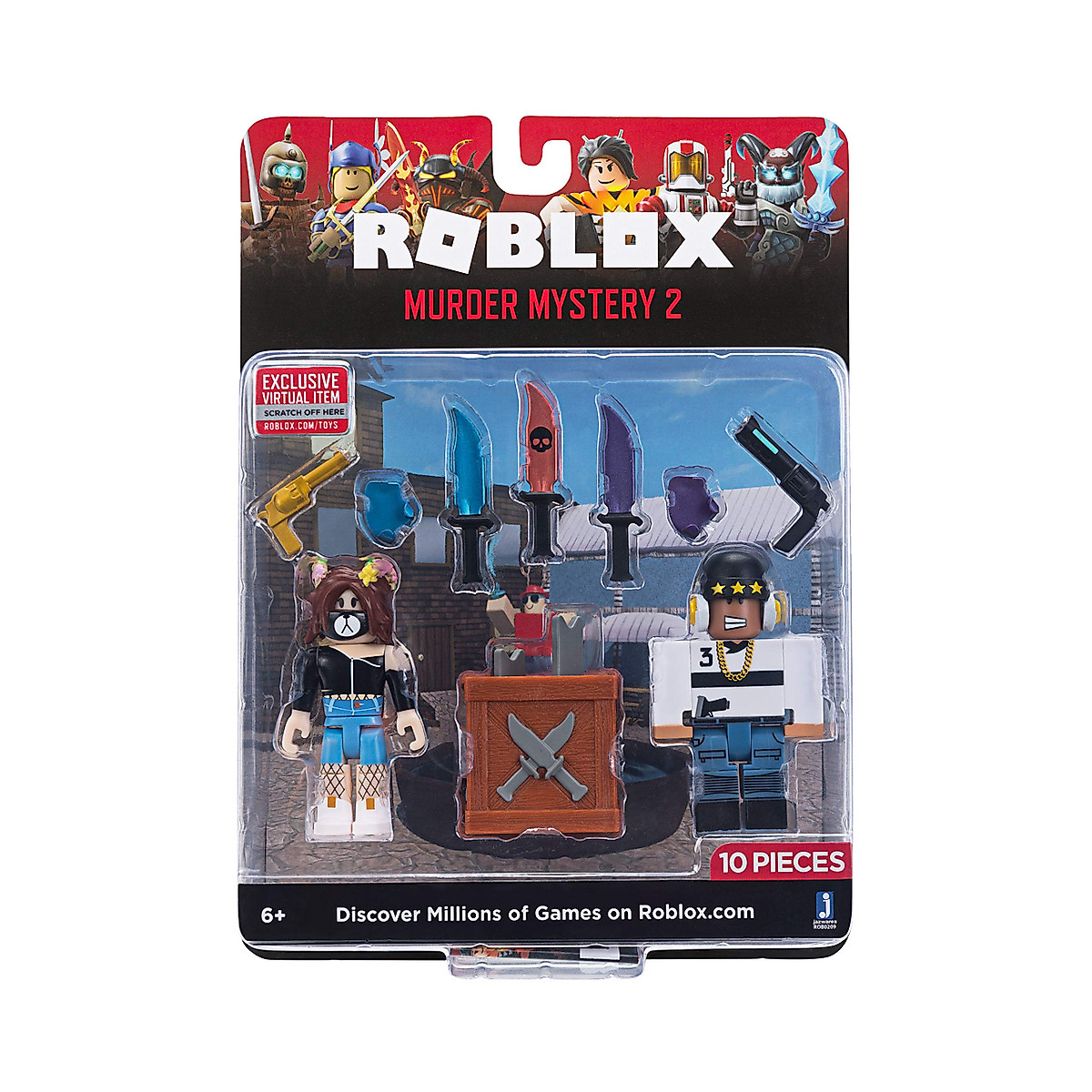 Roblox Action Collection - Murder Mystery 2 Game Pack [Includes Exclusive Virtual Item]