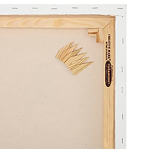 Paramount Professional 1-13/16" Deep Gallery Wrap Canvas - Professional Cotton Canvas for Acrylics, Painting, Oils, Artists, & More! - [Box of 3-24x36"]