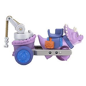 Dino Ranch Miguel and Tango’s Tow Rig Vehicle - Features 5” Dino Tango Tow Rig and 3” Dino Rancher Miguel - Three Styles to Collect - Toys for Kids Featuring Your Favorite Pre-Westoric Ranchers