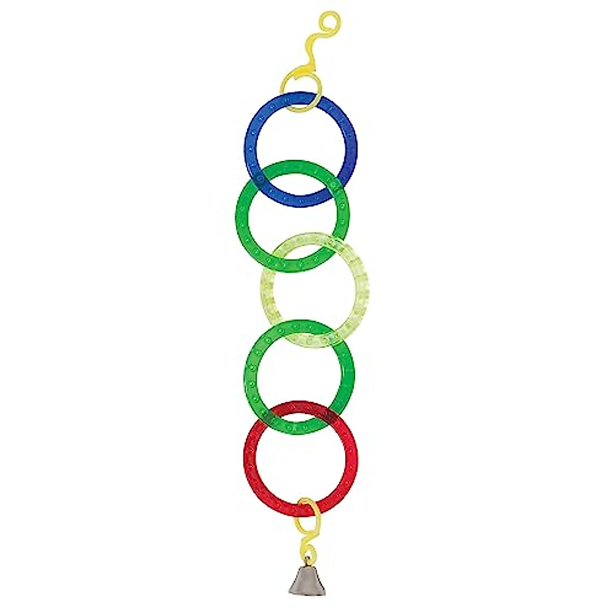 JW Pet Company Activitoy Olympia Rings Small Bird Toy, Colors Vary