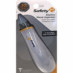 Safety 1st Electronic Nasal Aspirator, Pearl & Grey