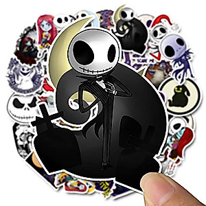 Stickers| 50 PCS | Vinyl Waterproof Stickers for Laptop,Skateboard,Water Bottles,Computer,Phone, Halloween Theme，(Halloween-50PCS)