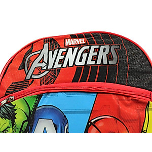 Marvel Avengers Backpack Iron Man Thor Hulk Captain America Travel 16" Backpack