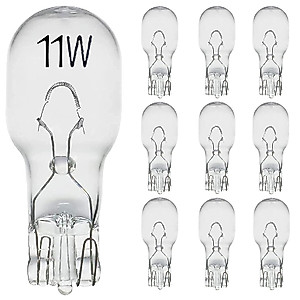 Landscape Low Voltage - 12 Volt 11W - T5 Wedge Bulbs - Compatible with Malibu Lights - Garden - Deck Light Bulbs - Yard Bulbs - 10 Pack (Clear)