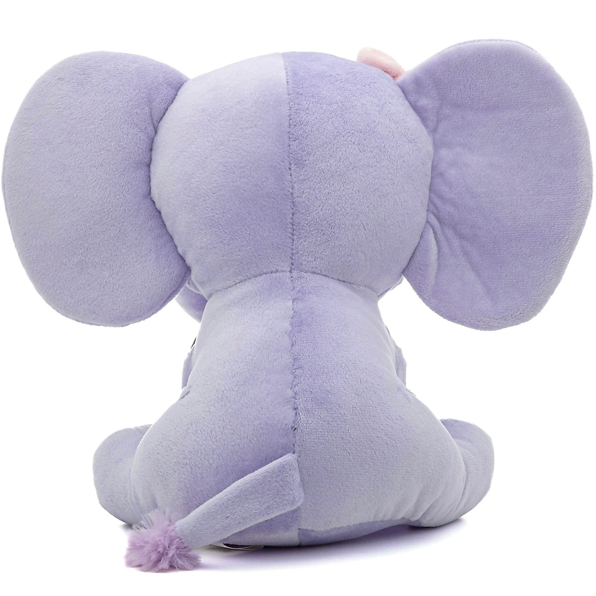KINREX Elephant Stuffed Animals – Stuff Animal Plush Toy for Babies Girls Boys, Elephants Plushie Teddy Bear Toys for Birth Stats Baby Shower Infant Newborn Boy & Girl, Purple Measures 9 Inches