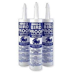 Bird-X Bird-Proof® Gel Bird Repellent, Trial Kit of 3 Tubes