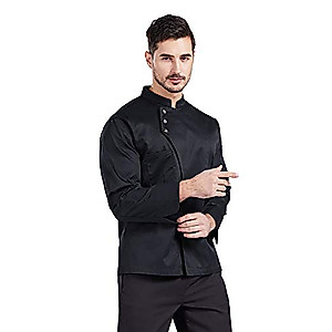 Nanxson Unisex Chef Coat Men's Long Sleeve Chef Jacket Restaurant Kitchen Cooking Chef Uniform CFM0057