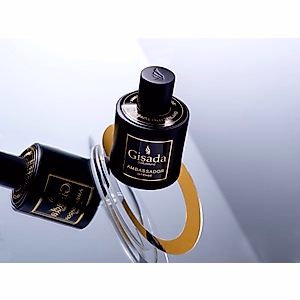 Gisada Ambassador Intense Cologne for Men - Perfume for Men with Strong, Masculine Scent & Classic Fragrance - Lasting Scent with Warm, Citrusy, Spicy, Oriental Notes - Made in Switzerland, 1.7 fl.oz.