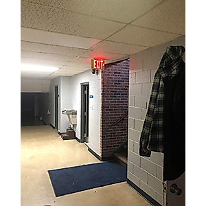 HYD-Parts 6 Packs Exit Emergency Light LED,UL Certified - Red Emergency Exit Sign Light for Business, Battery Backup