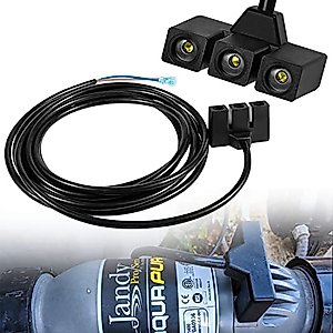 Sunluway R0402800 16 Feet DC Cord Power Cord Replacement for Jandy Zodiac Aquapure PureLink Chlorine Generator, Fits Cell Cords for PLC1400 and PLC700 Salt Cells