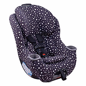 JYOKO Kids Cover Liner for car seat Compatible with Graco Extend2fit, 100% Cotton Made (Winter Sky)