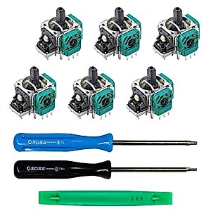 SOSS GAMING 2023 Genuine Analog Joysticks Repair Kit for Xbox One - Fixes Stick Drift, Broken, and Loose Joysticks on Regular, S, and Elite Series 1 Controllers