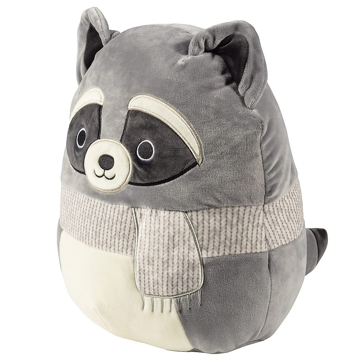 Squishmallows Original 12-Inch Rocky The Raccoon - Official Jazwares Plush - Collectible Soft & Squishy Raccoon Stuffed Animal Toy - Add to Your Squad - Gift for Kids, Girls & Boys