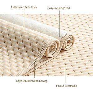 kathson Guinea Pig Cage Liner, 4 Pack Bedding Pads Washable Absorbent Reusable Waterproof Mats for Guinea Pig Rabbit Bunny Hamster Cat Puppy Small Animals