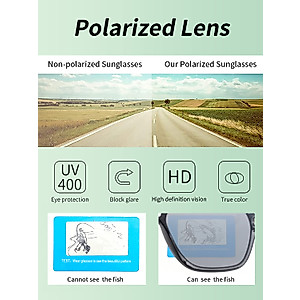 JIM HALO Rimless Polarized Sport Sunglasses Men Women, Spring Hinge Metal Frame for Running Fishing Cycling Driving Silver/Mirror Blue