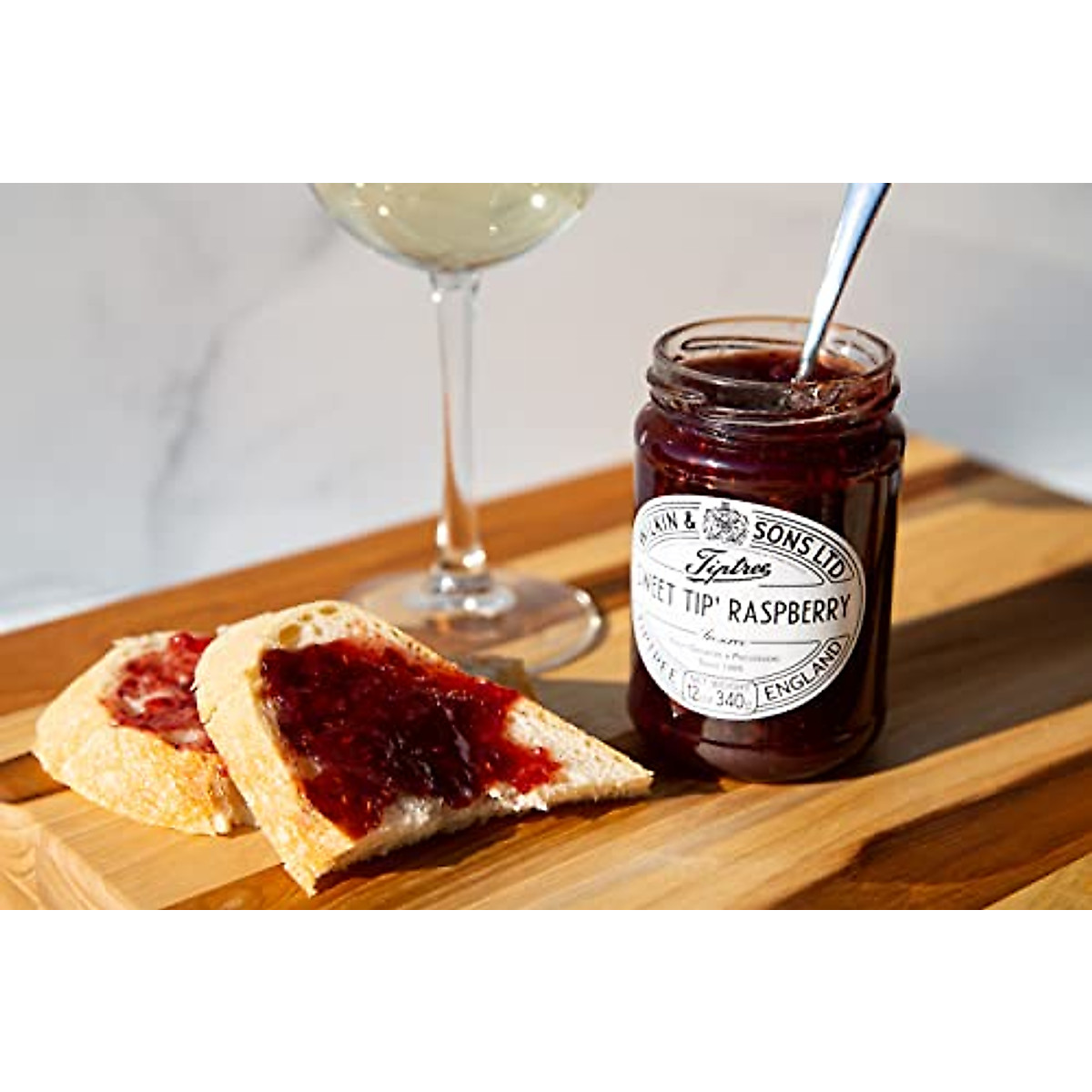 Tiptree Sweet Tip Raspberry Preserve, 12 Ounce Jar