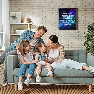 Place Between Sleep & Awake -Inspiration Wall Decor, Peter Pan Quotes Galaxy Print Wall Art Decor For Home, Bedroom Wall Decor, & Game Room Decor. Gift For All Peter Pan Fans. Unframed-8 x 10”