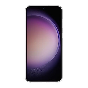 SAMSUNG Galaxy S23 Clear Slim Phone Case, Protective Cover w/Glossy, Thin Design, Protects from Drops and Scratches, Premium, Durable Material, US Version, EF-QS911CTEGUS, Transparent