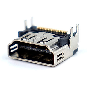 Rinbers Pack of 2 HDMI Port Display Socket Interface Connector Replacement for Sony Playstation 5 PS5 Console with Tool Kit