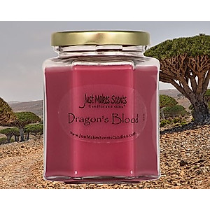 Dragon's Blood Scented Blended Soy Candle by Just Makes Scents