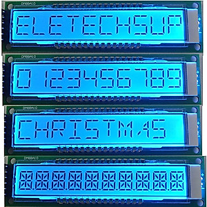 eletechsup 10 bit 16-Seg SPI LED Display Serial LCD for Ardino MGA2560 Example Sketch (no pin 4pcs)