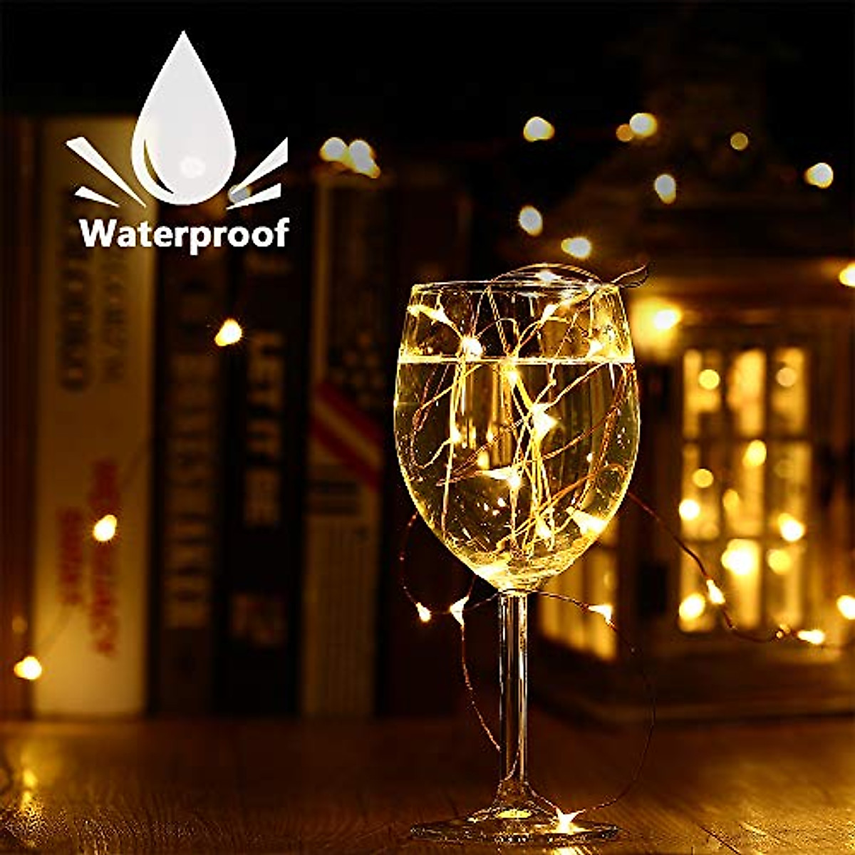 Brizled Solar String Lights, 2 Pack 39.37ft 120 LED Solar Fairy Lights, 8 Modes Outdoor Solar Fairy Lights String with Memory, Waterproof Solar Twinkle Lights for Christmas Garden Party, Warm White