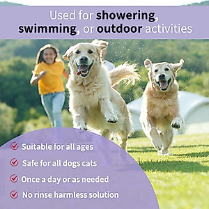 Dog Ear Cleaner, Dog Ear Cleaning Solution for Dog Ear Infection Treatment, Soothes Ear Inflammation, Itch Relief, Removes Wax, Odor, with 10 Cotton Swabs