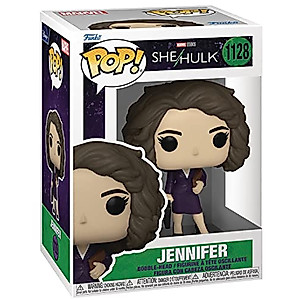 POP Marvel: [She Hulk] Attorney at Law - Jennifer Funko Vinyl Figure (Bundled with Compatible Box Protector Case), Multicolor, 3.75 inches