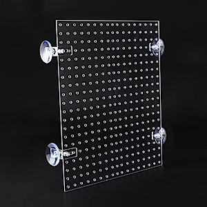 Acrylic Aquarium Fish Tank Divider Clear Kit Fit for All Type Aquarium Divider with Suction Cups (Kit A -1 PC 9.8"x11.8")