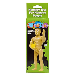 Creative Spoof Toys for Adults Novelty Wind Up Toys, Funny Masturbating Man Bachelor Party Novelty Toys, Flesh and Black 13.5 x 6 cm