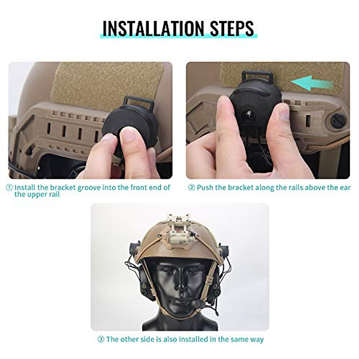 【Z-TAC Official Store】 ZTactical zComta II TacticalHeadset (Z041-FG) + Rotatable Adapter for Fast (Z147)+ U94 zPTT Kenwoo Push-to-Talk（Z113-KEN） NoiseCanceling Sound Collection G:1 NonMilSpec OD