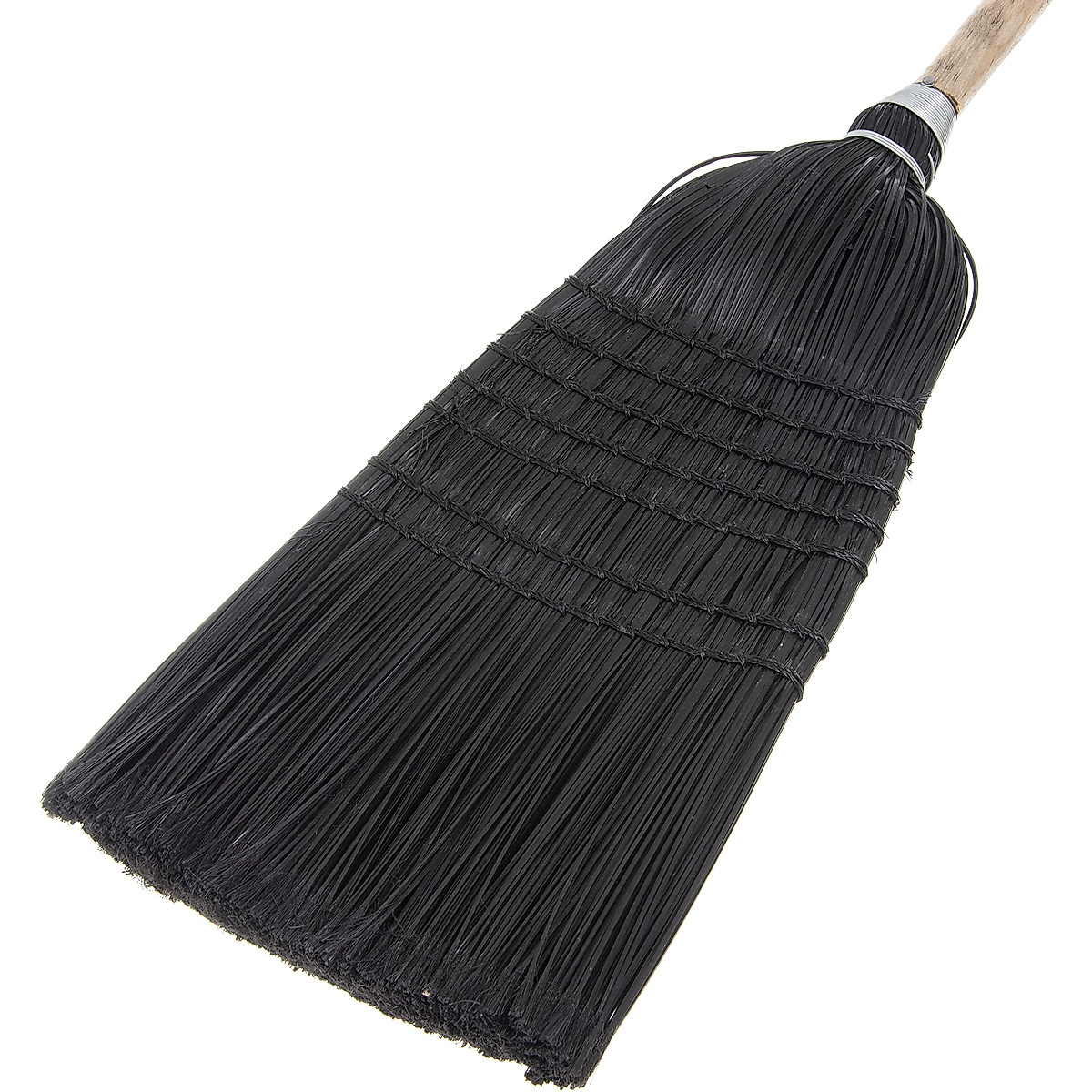 SPARTA Flo-Pac Janitor Broom Warehouse Broom for Cleaning, 57 Inches, Black, (Pack of 12)